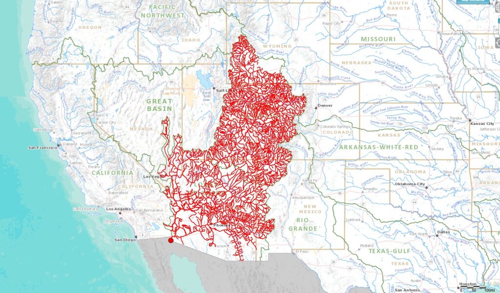 The Colorado River Basin, by the numbers – On Land